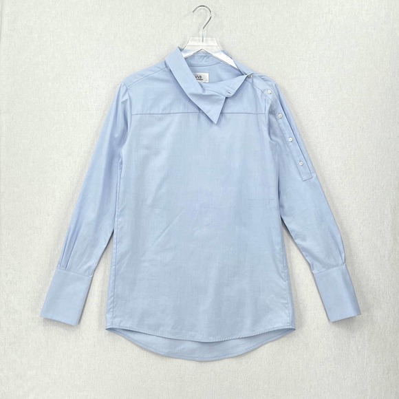Victoria Beckham | Tops | Vvb Victoria Beckham Shirt Womens 4 Blue ...